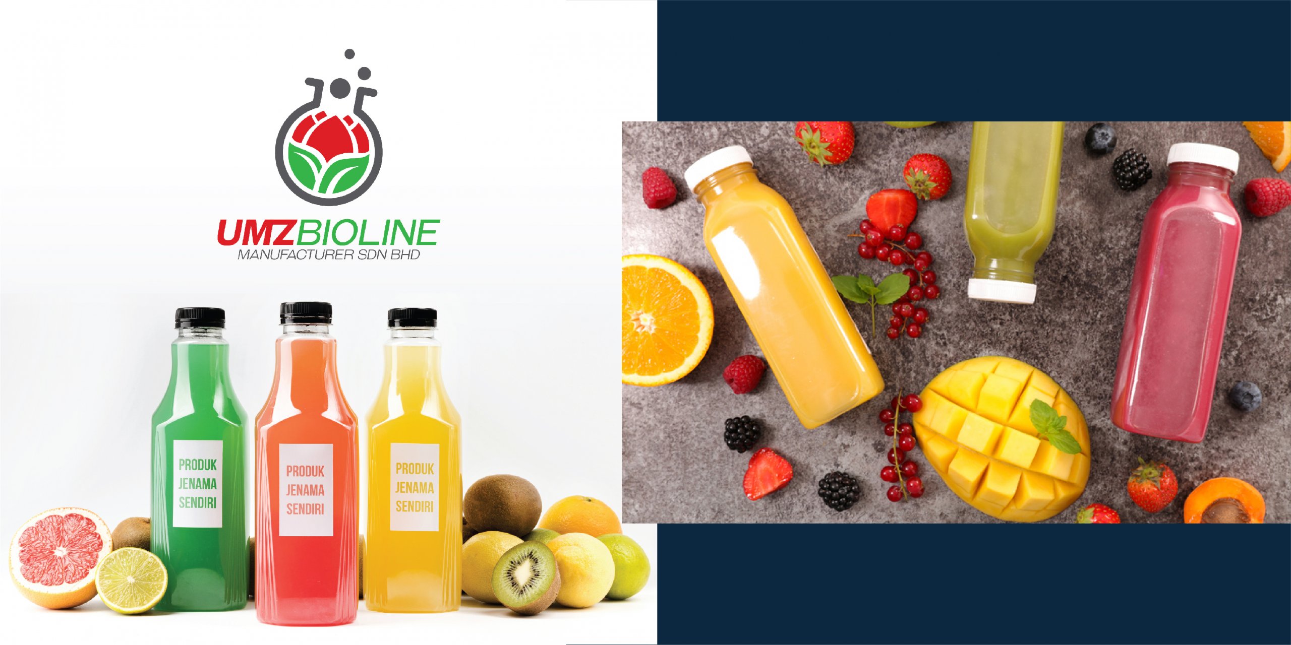 Jus Minuman Jenama Anda | Produk Jenama Sendiri